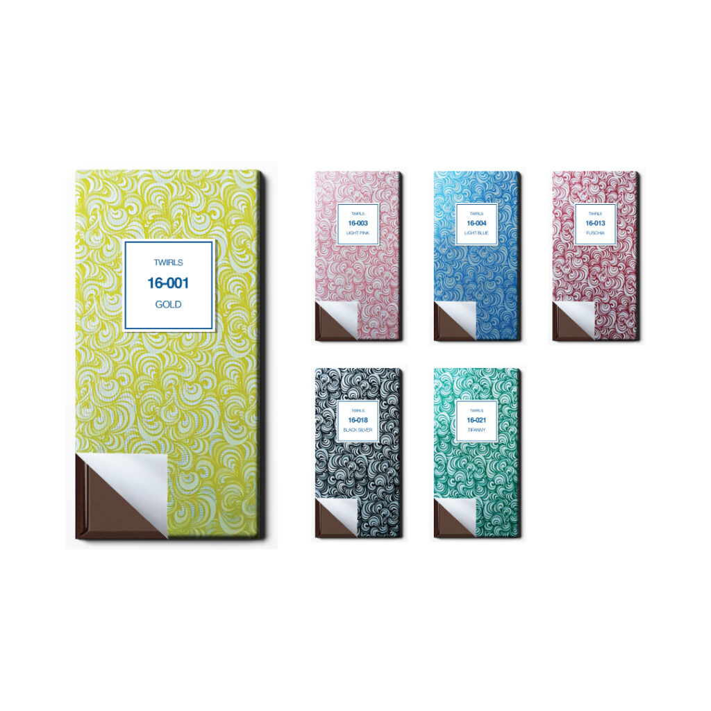 Chocolate Paper - Laminated - TWIRLS - Si Bonne LLC