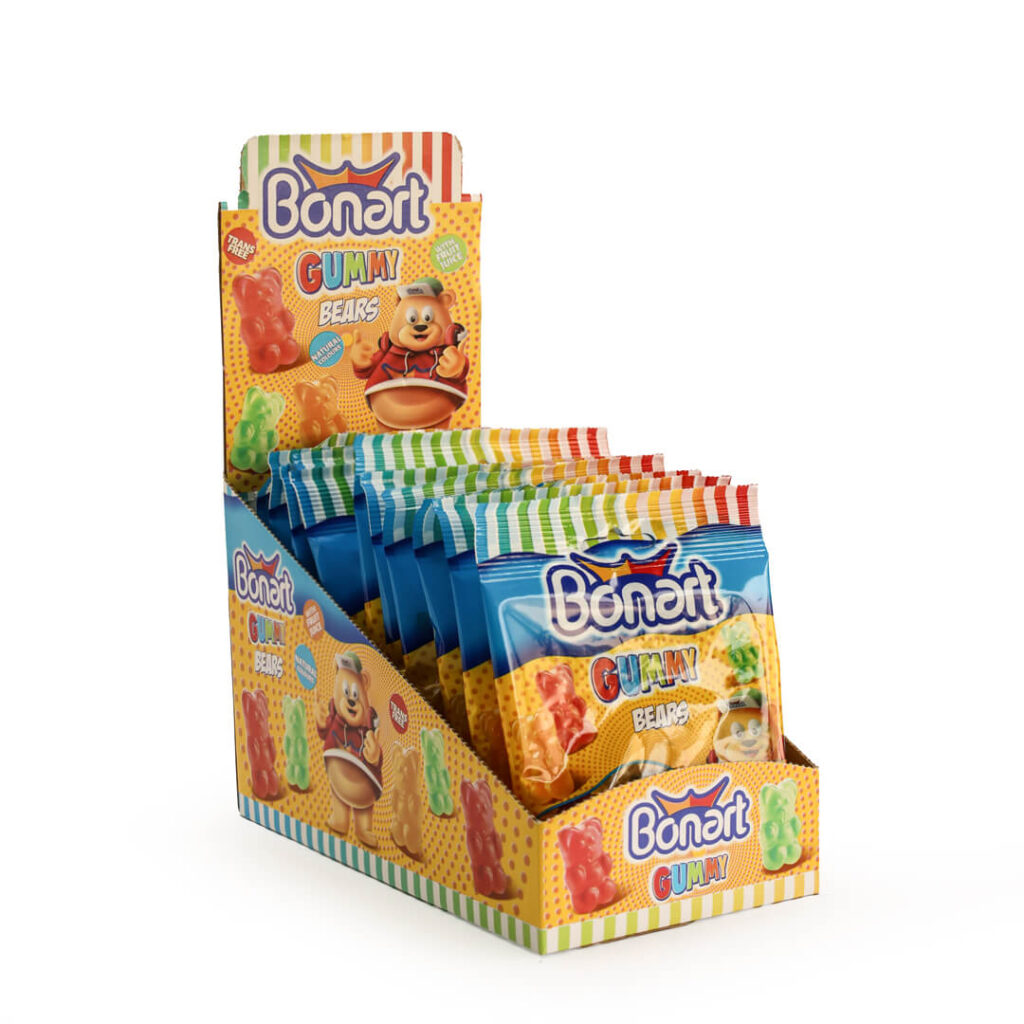 Bonart Gummy Bears Jelly Candy PL Bag - 80g - Si Bonne LLC